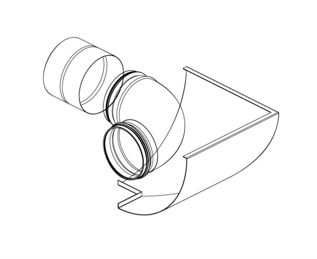 Asennuspaketti Pax Ventilation system kit, ulkonurkka - Lvikauppa24.fi